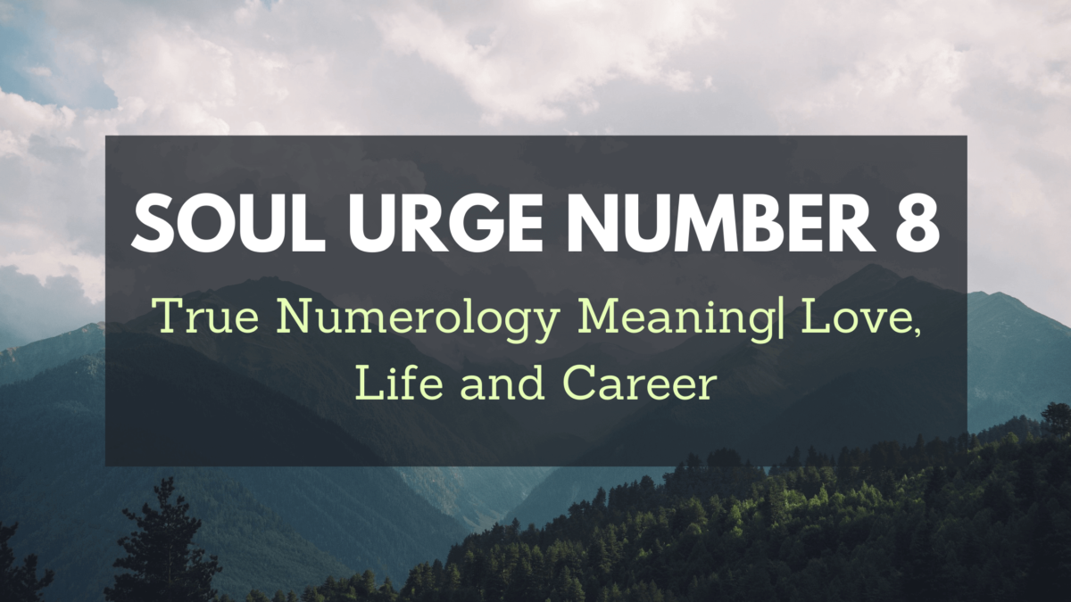 Soul Urge Number 8 - Secret Numerology Meaning| Love, Life, and Career ...